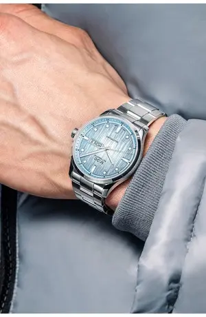 MIDO Multifort Automatic Bracelet Watch - Blue Gradient