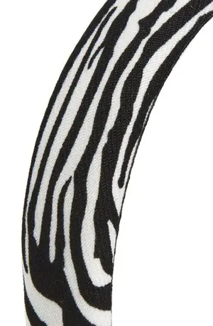 L. Erickson Annie Zebra Print Headband