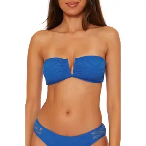 BECCA® By Rebecca Virtue Color Play Bandeau Bikini Top - Ocean