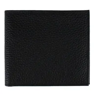 Trafalgar Pierce Pebble Grain Classic Leather Bi-fold Wallet - Black