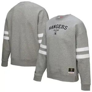 Mitchell & Ness New York Rangers Logo Lightweight Pullover Sweatshirt