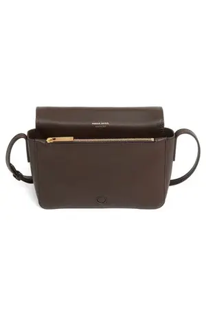 MANSUR GAVRIEL Clio Leather Shoulder Bag - Chocolate