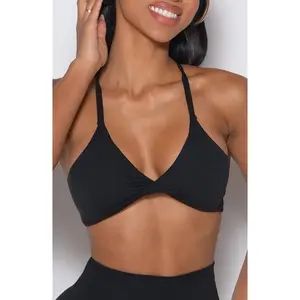 BOMBSHELL SPORTSWEAR Twist Mini Bra - Black