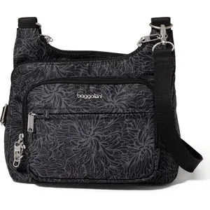BAGGALLINI Securtex Anti-theft Crossbody Bag - Midnight Blossom