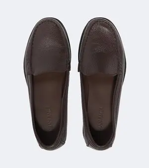 SAMAN AMEL City Leather Loafers - Brown