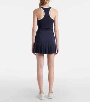 Tory Burch Pleated Twill Tennis Skirt