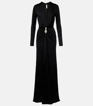 Victoria Beckham Trimmed Evening Dresses