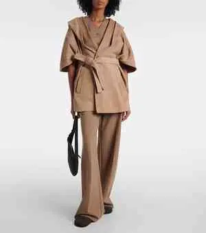 Max Mara Suede Wrap Jacket