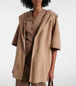 Max Mara Suede Wrap Jacket