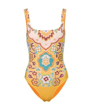 Etro Printed One-piece Swimsuit - Multicoloured