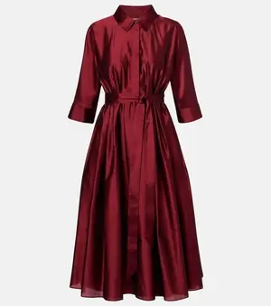 Max Mara Perry Satin Midi Dress