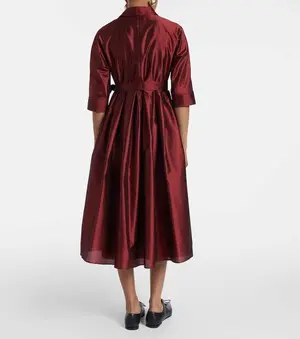 Max Mara Perry Satin Midi Dress
