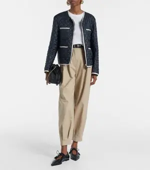 Max Mara Celeste Quilted Jacket - Blue