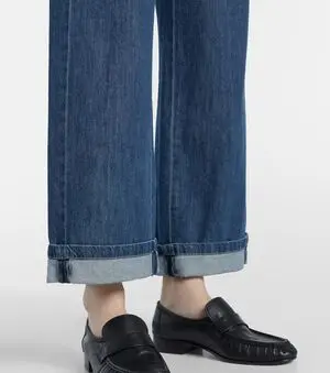 Max Mara Eles Mid-rise Wide-leg Jeans