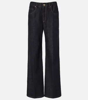 Brunello Cucinelli Wide-leg Jeans - Blue