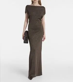 Max Mara Eschimo Pen-back Maxi Dress