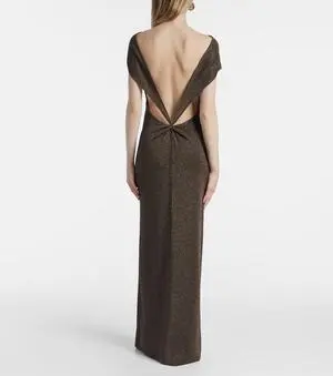 Max Mara Eschimo Pen-back Maxi Dress