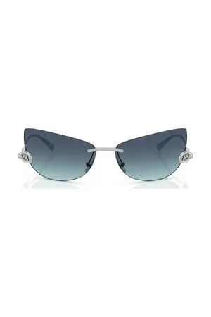 TIFFANY SUNGLASS HUT Irregular Sunglasses With Gradient Lenses
