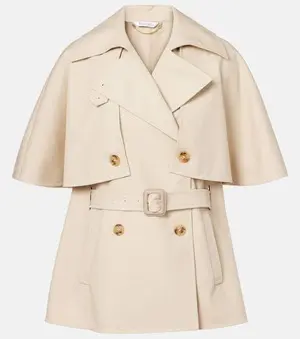 Women's Oversized Cropped Trench Coat