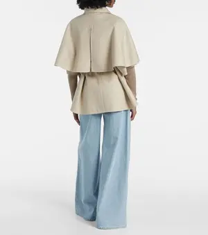 Max Mara Sigfrid Cropped Gabardine Trench Coat