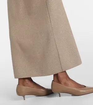 Max Mara Bracco Pen-back Maxi Dress - Beige