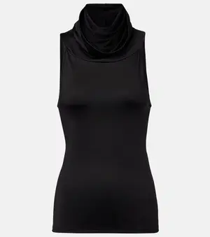 Victoria Beckham Draped Jersey Top