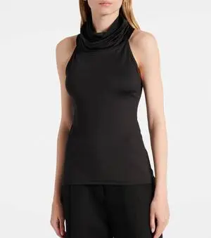 Victoria Beckham Draped Jersey Top
