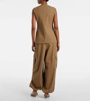 Max Mara Cotton Twill Vest
