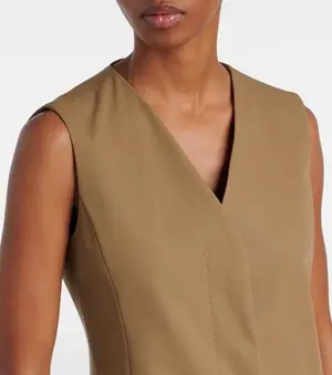 Max Mara Cotton Twill Vest