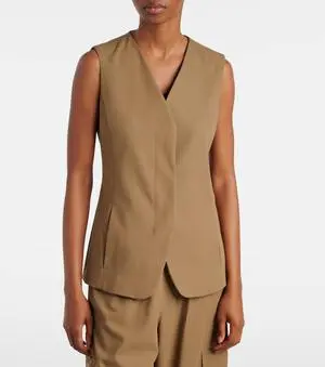 Max Mara Cotton Twill Vest