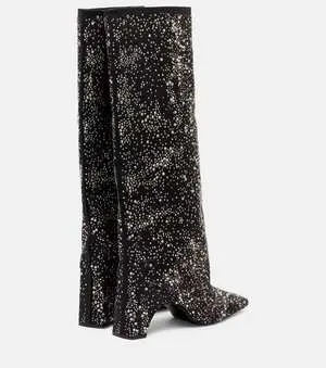 Coperni Embellished Knee-high Boots