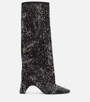 Coperni Embellished Knee-high Boots