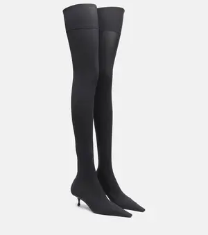 Victoria Beckham 45 Jersey Over-the-knee Boots