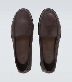 SAMAN AMEL City Leather Loafers - Brown