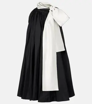 Max Mara Pleated Minidress - Black