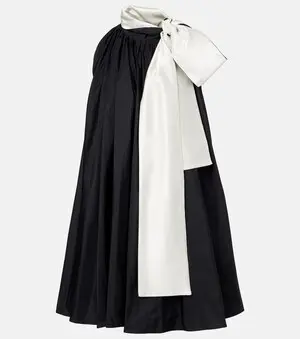 Max Mara Pleated Minidress - Black