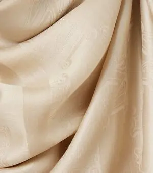 Max Mara Silk And Wool Scarf