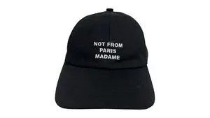 Drole De Monsieur La Casquette Slogan Hat - Black