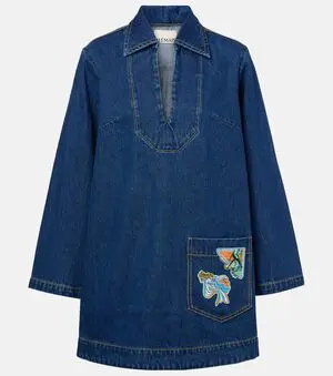 ALEMAIS Speedy Denim Mini Dress