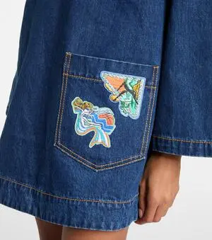 ALEMAIS Speedy Denim Mini Dress
