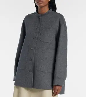 Max Mara Costanza Virgin Wool Jacket - Grey