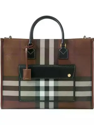 Burberry Tote Bag - Brown