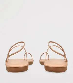 ANCIENT GREEK SANDALS Leather Kansiz Sandals - Beige