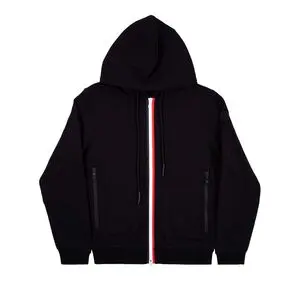 Moncler Maglia Cardigan Hoodie - Black