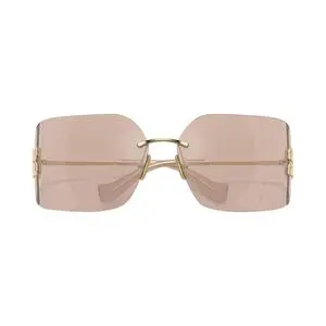 Miu Miu Irregular Sunglasses - Brown
