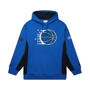 Mitchell & Ness Orlando Magic Hardwood Classics Team Origins Fleece Pullover Hoodie - Blue