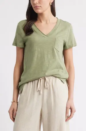 Caslon Pocket T-shirts For Women