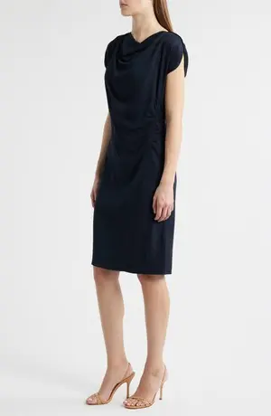 BOSS Devania Ruched Sheath Dress