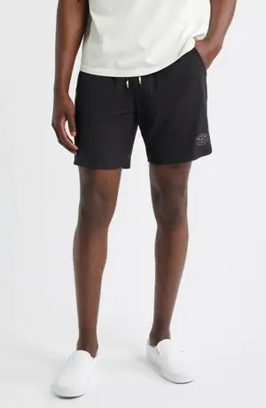 DARK SEAS Relaxed Fit Shorts - Black
