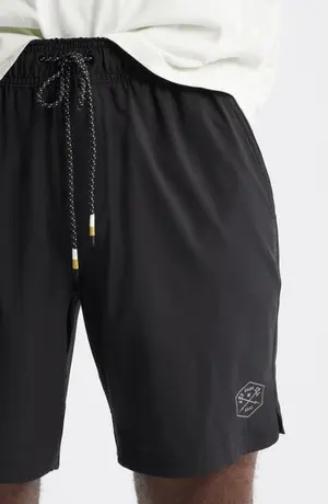 DARK SEAS Relaxed Fit Shorts - Black
